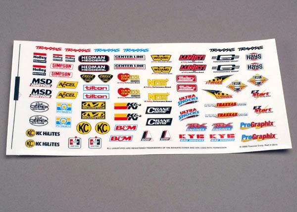 Racing Sticker Sheet